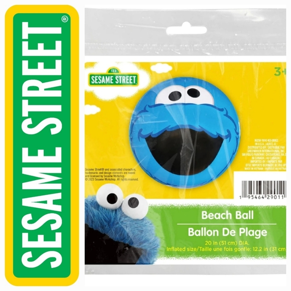 Sesame Street | Swim | Sesame Streets Cookie Monster Inflatable Beach ...